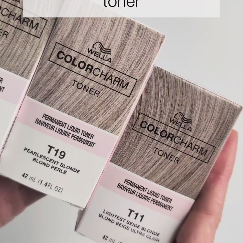 Wella Color Charm T19 Pearlescent Blonde Hair Toner – Tint Department